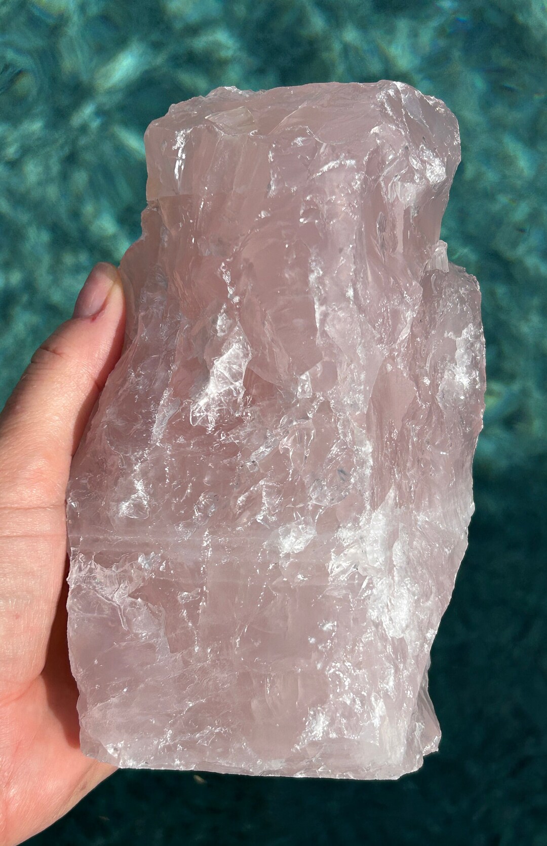 Rose Quartz 3 Lbs 8 Oz 1590g Rough Rose Quartz Cut Base Rose Quartz - Etsy
