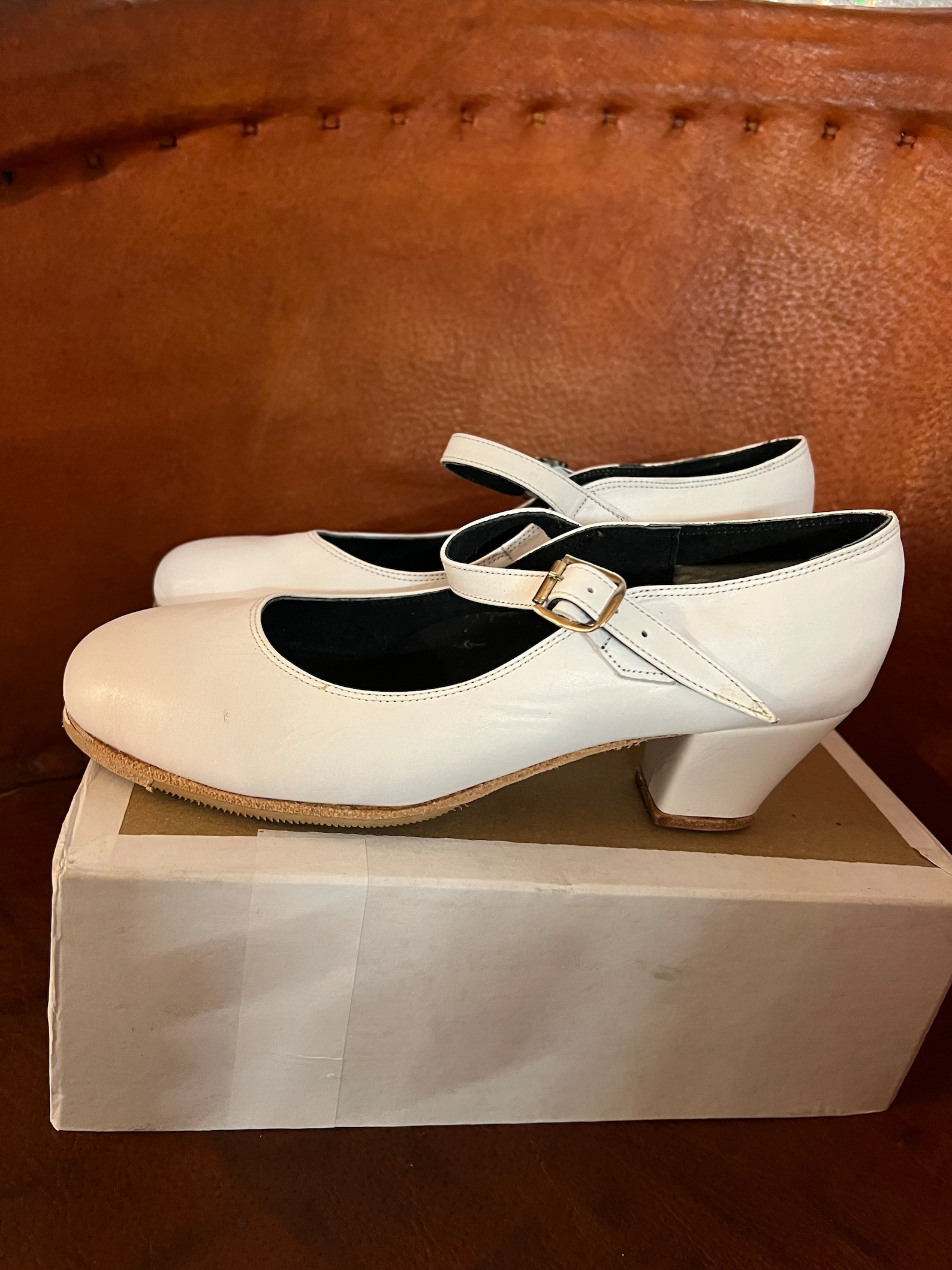 White Folklorico Shoe - Etsy