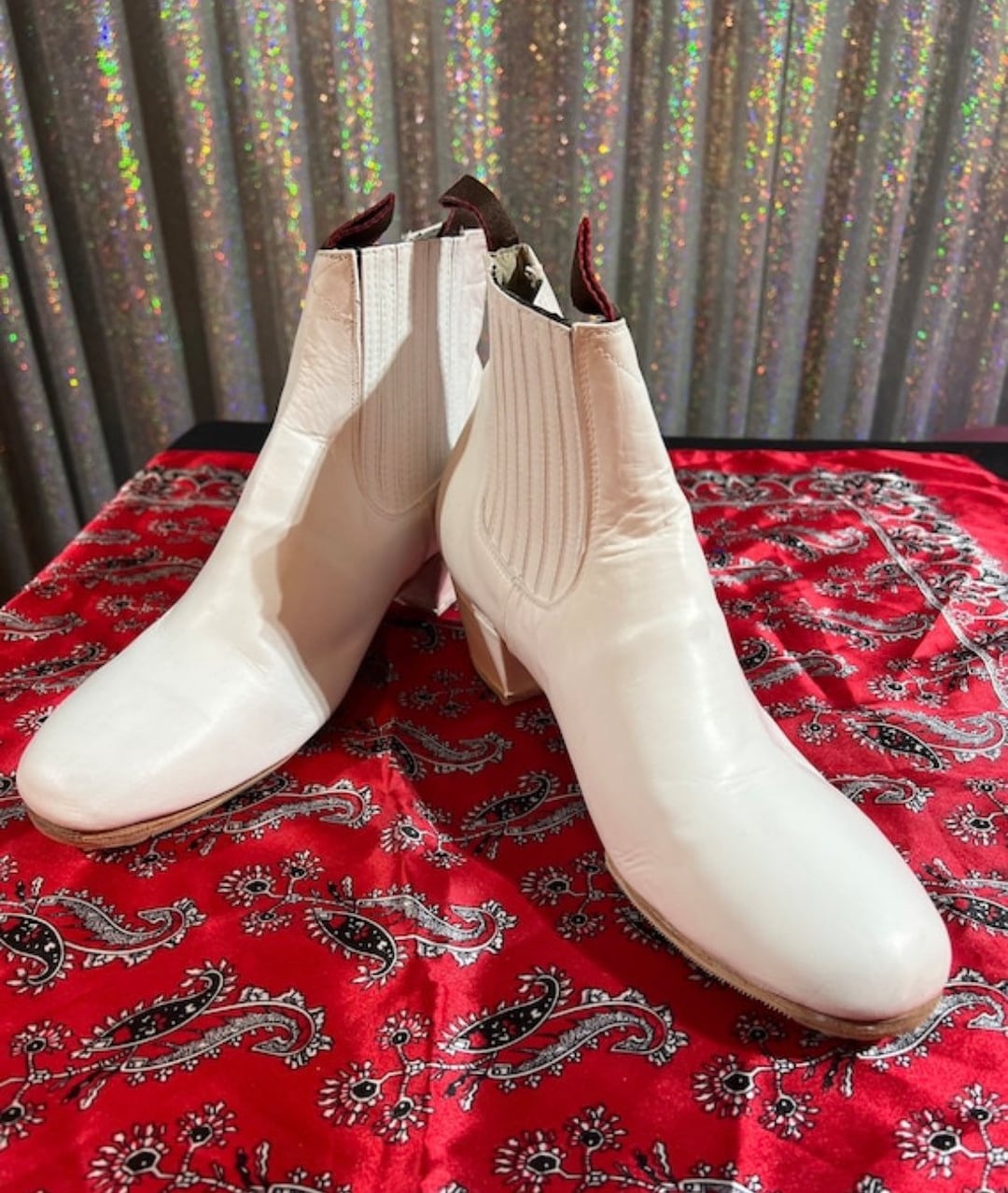 Youth White Folklorico Botin - Etsy