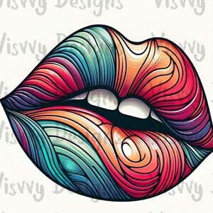 Abstract Lips, Lips Pop Art, Lips Design, Art Digital Download, JPG ...