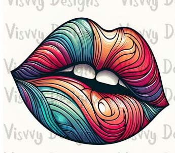 Abstract Lips, Lips Pop Art, Lips Design, Art Digital Download, JPG ...