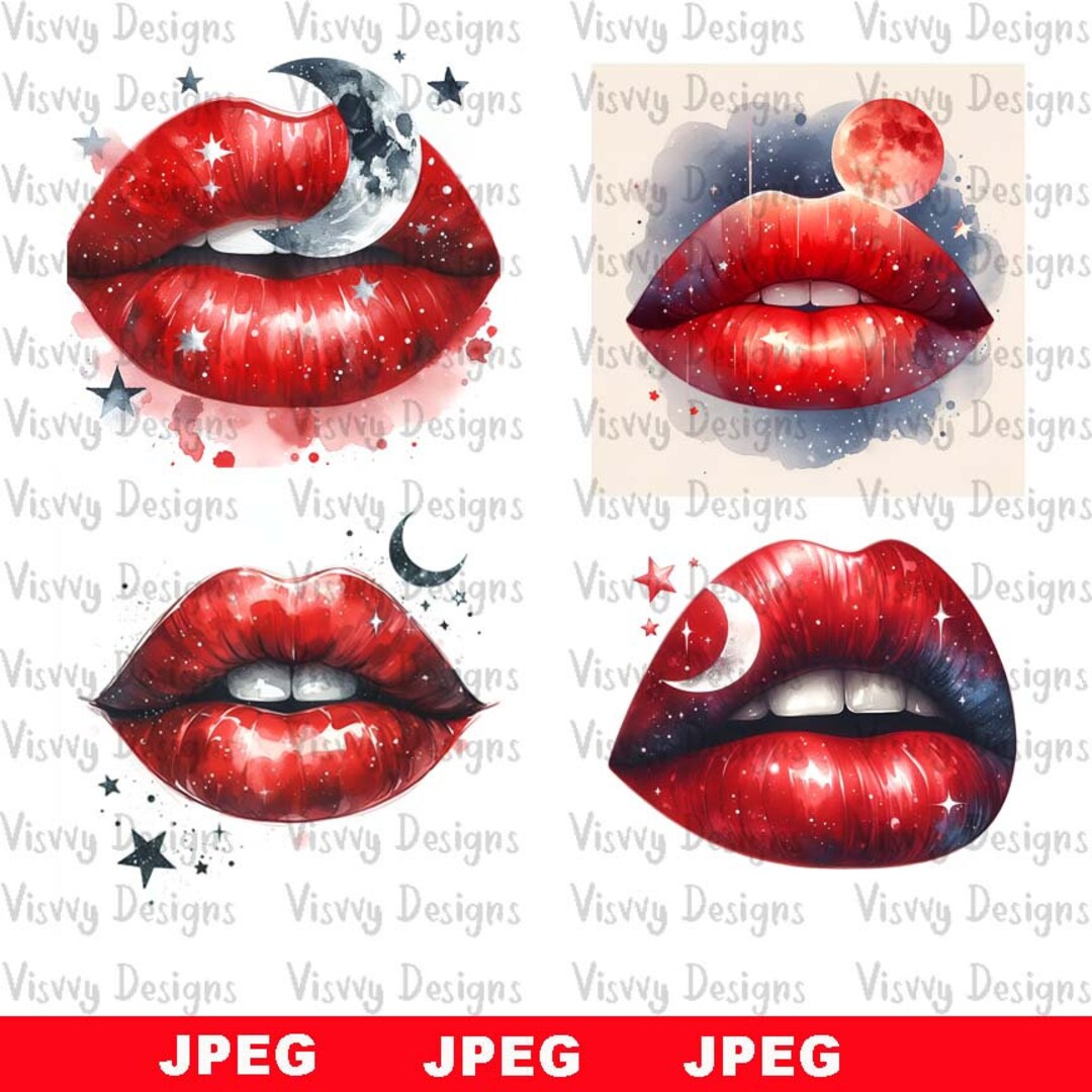 Bold Lips, Brave Heart, Abstract Lips, Lips Design, Art Digital ...