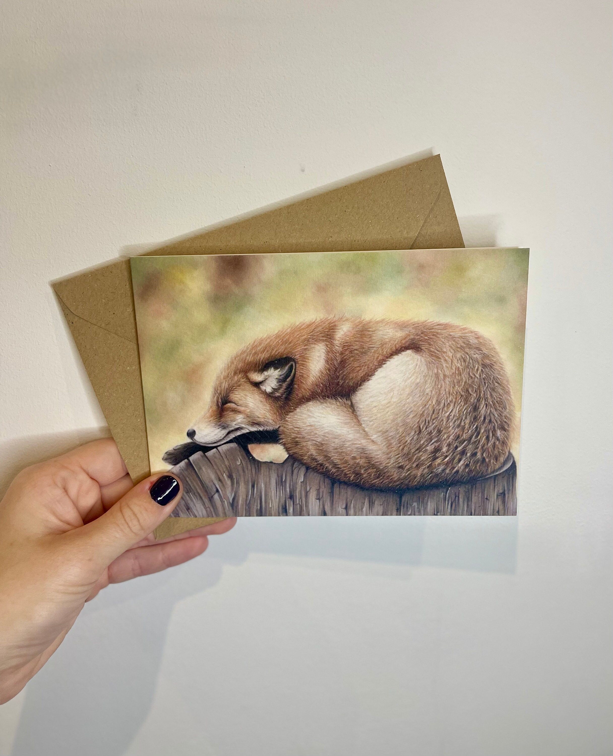 Fox Greeting Card, Fox Card, British Wildlife, Greetings Card, Red Fox ...