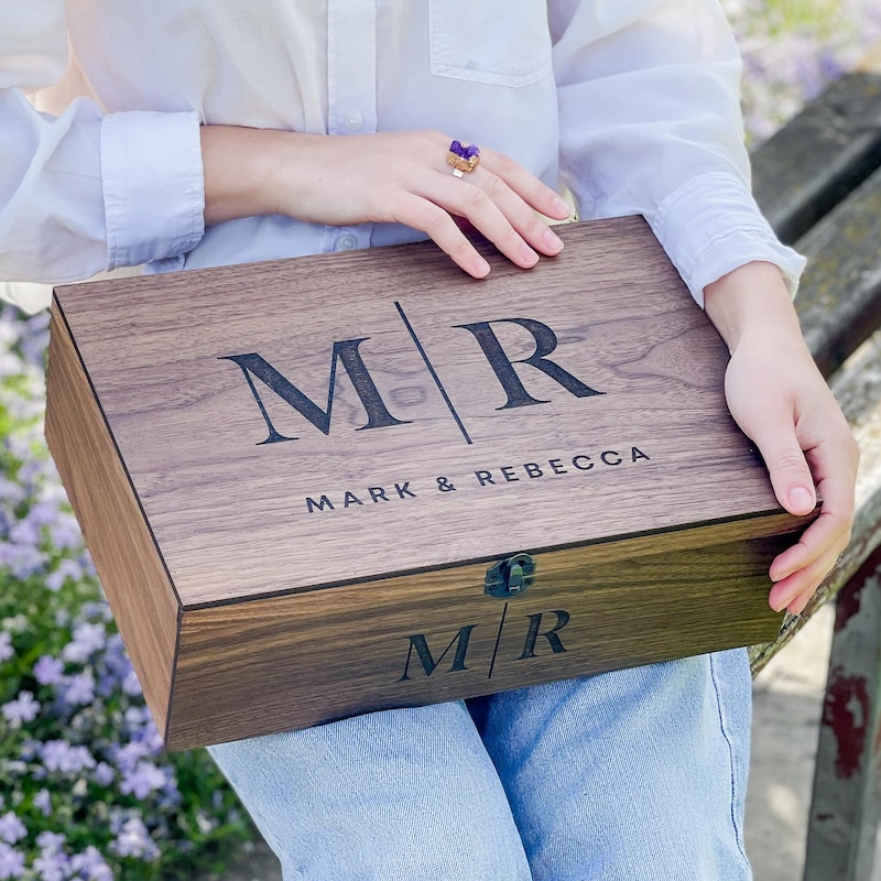 Keepsake Oak Box Engraved - Etsy