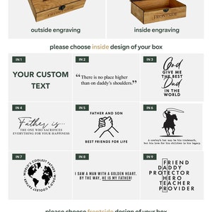 Custom Memory Keepsake Wooden Love Box With Personalization - Wedding ...