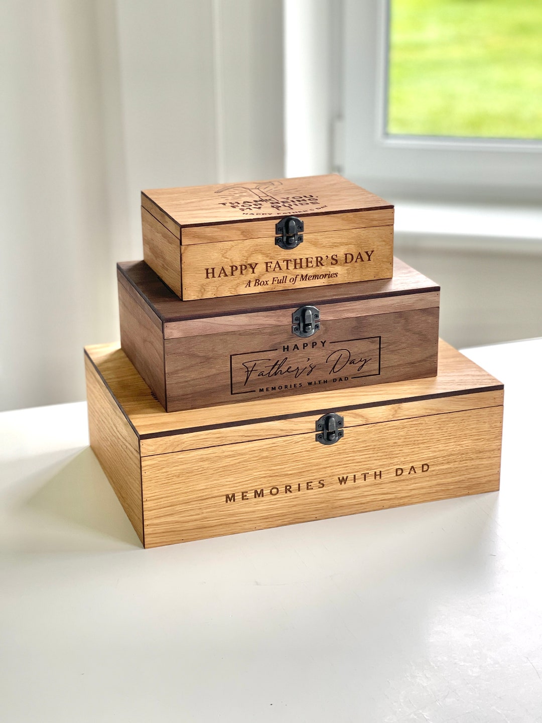 Fathers Day Gifts - Gift Box for Present, Gift for Keeping Memories ...
