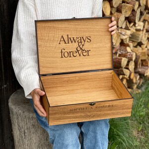 Personalization Custom Memory Keepsake Wooden Box, Christmas Wedding ...