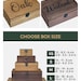 Custom Memory Keepsake Wooden Love Box With Personalization ...