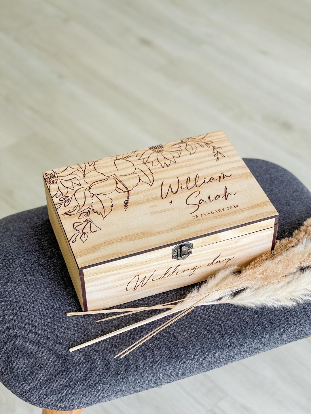Wedding Card Box, Engagement, Couple Christmas Gift for Bride, Groom ...