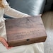 Custom Memory Keepsake Wooden Love Box With Personalization ...