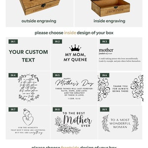 Custom Memory Keepsake Wooden Love Box With Personalization - Wedding ...