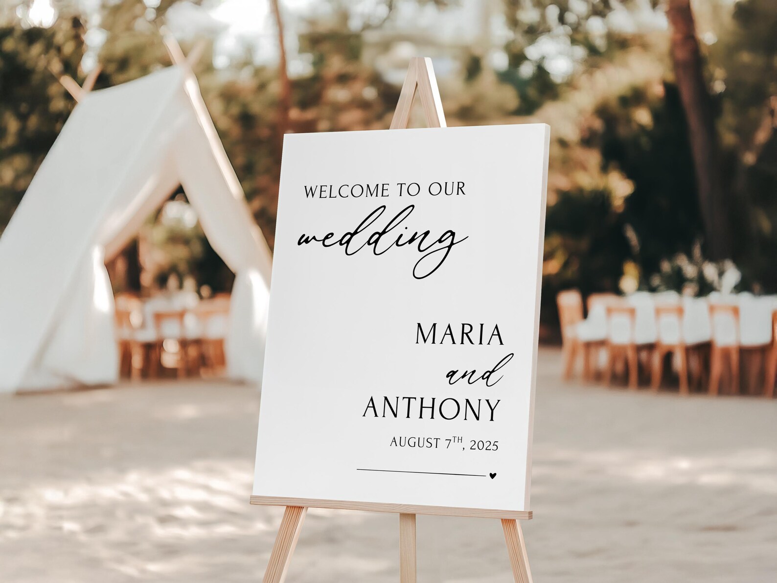 Printed and Shipped Wedding Welcome Sign, Custom Wedding Sign, Welcome ...