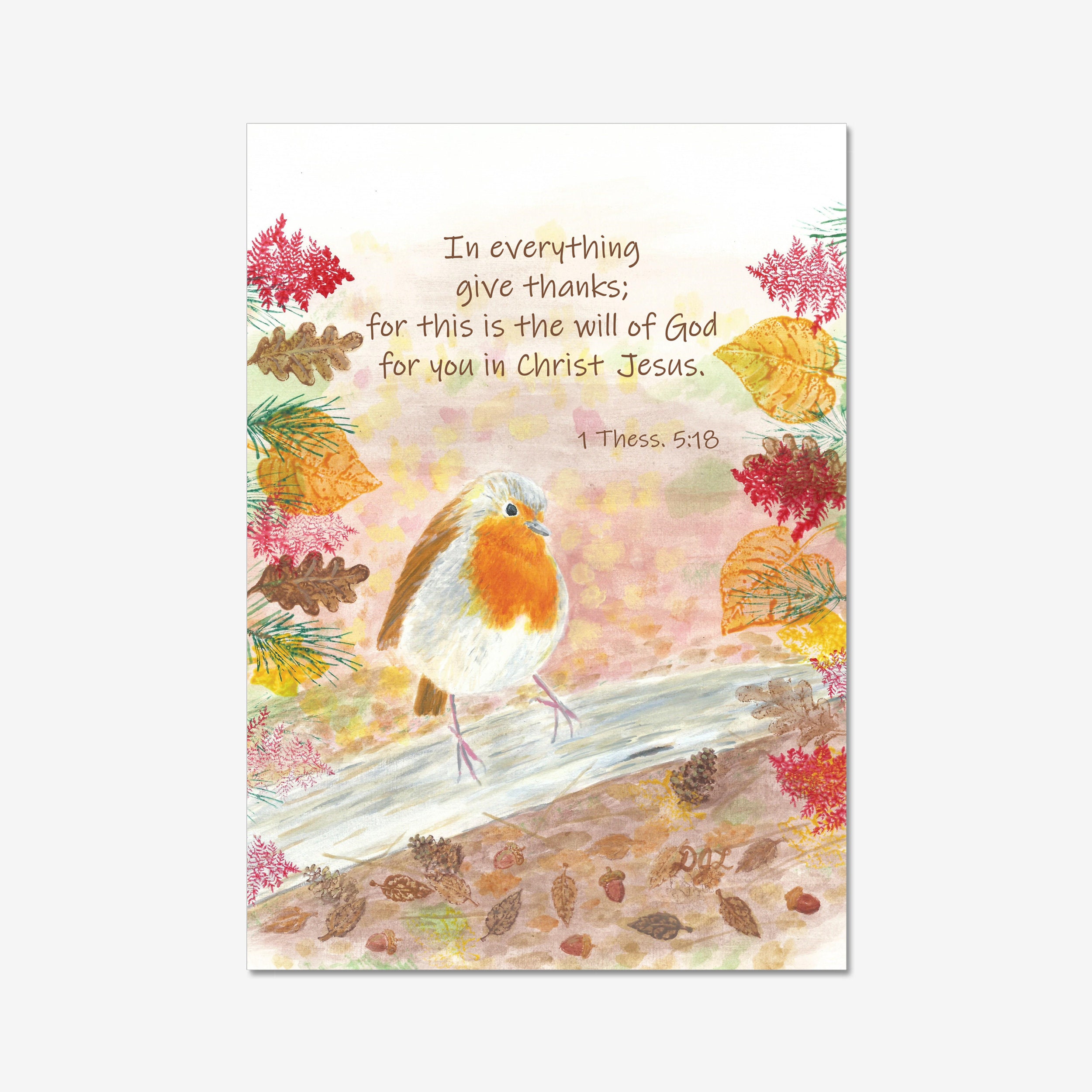 Autumn Bible Verse Art Print A4 Size - Etsy