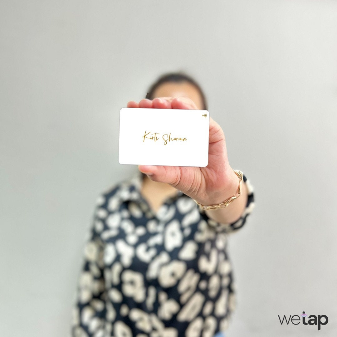 Wetap Digital Business Card NFC Enabled Card Share Contact - Etsy
