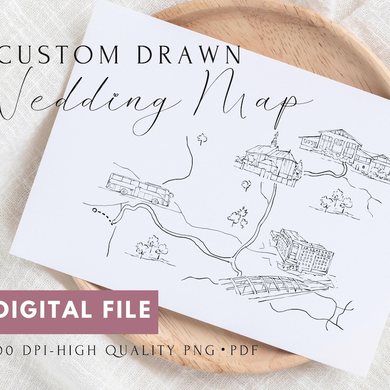 Custom Map of Venue - Etsy