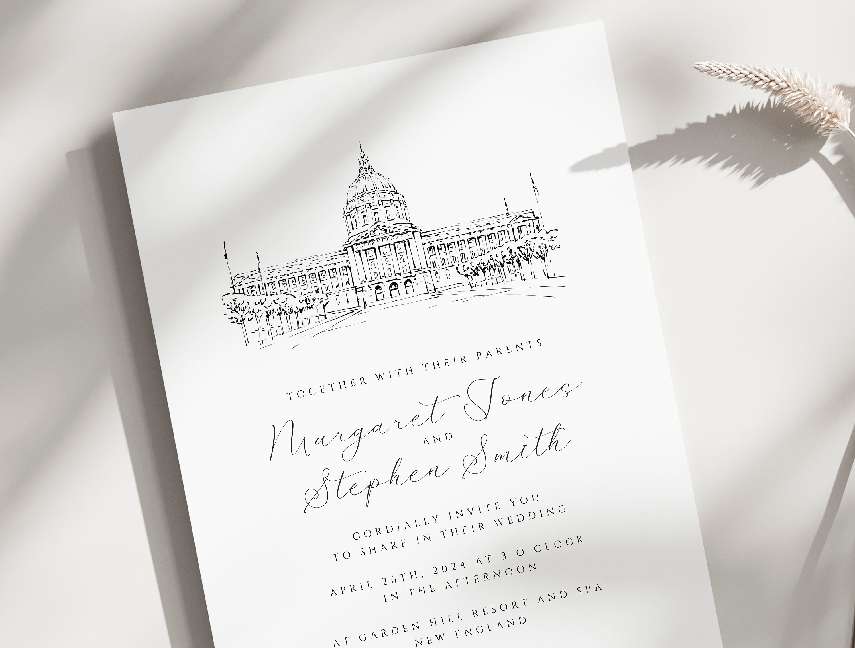 Hand Drawn Venue Illustration, Castle Drawing, Palace Drawing ...