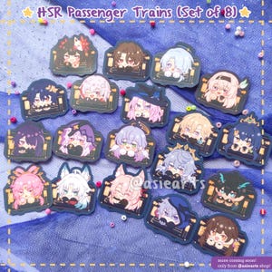 Honkai Star Rail HSR Passenger Train Vinyl Waterproof Stickers (sets ...