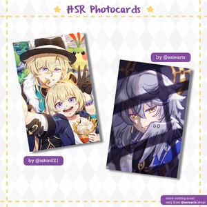 Honkai Star Rail HSR Fanmade Photocards by Asiearts X Ishin021 - Etsy