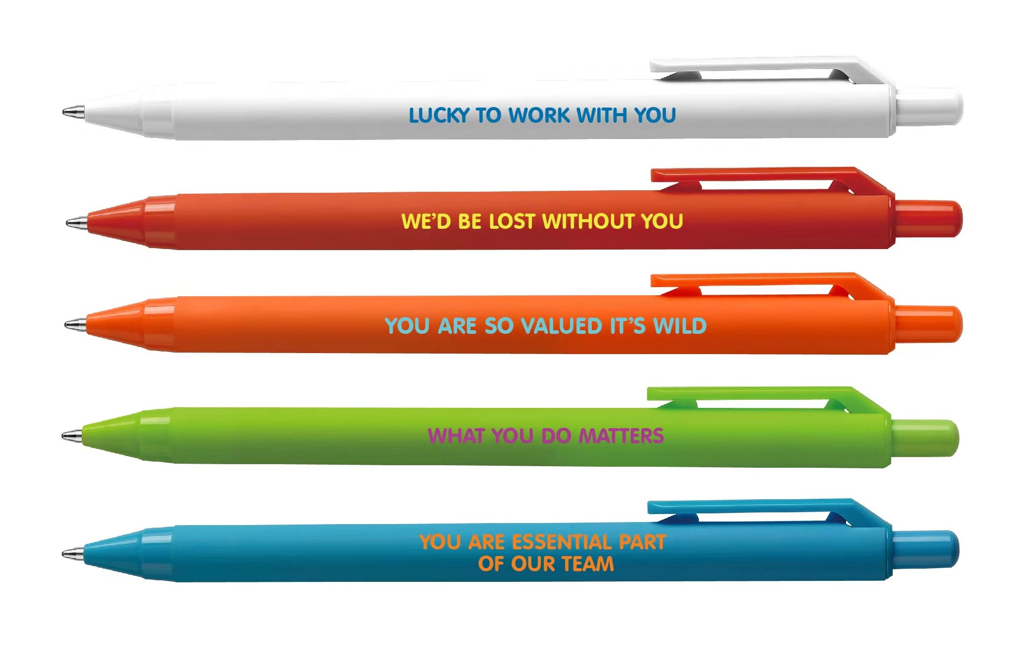 Employee Appreciation Gel Pen Set: Coworker Gift, Staff Thank You - Etsy