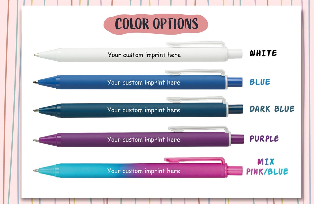 Custom Business Ballpoint Pens: Bulk Promotional Pens (200 or 300pcs ...