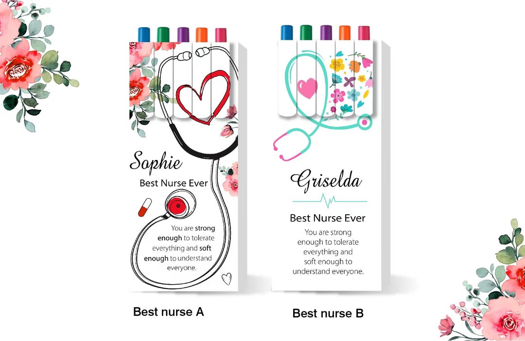 Personalized Nurse Pen Set, Color Gel Pens, RN Gift - Etsy