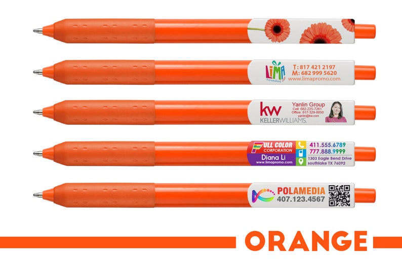 250 Custom Business Pens: Full Color Logo Imprint - Etsy