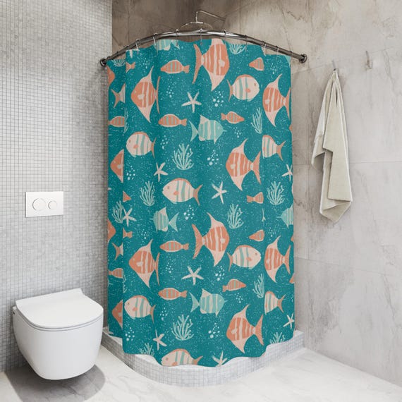 Fish Bathroom Sets Fish And Mermaid Bathroom Decor: HGTV Pictures