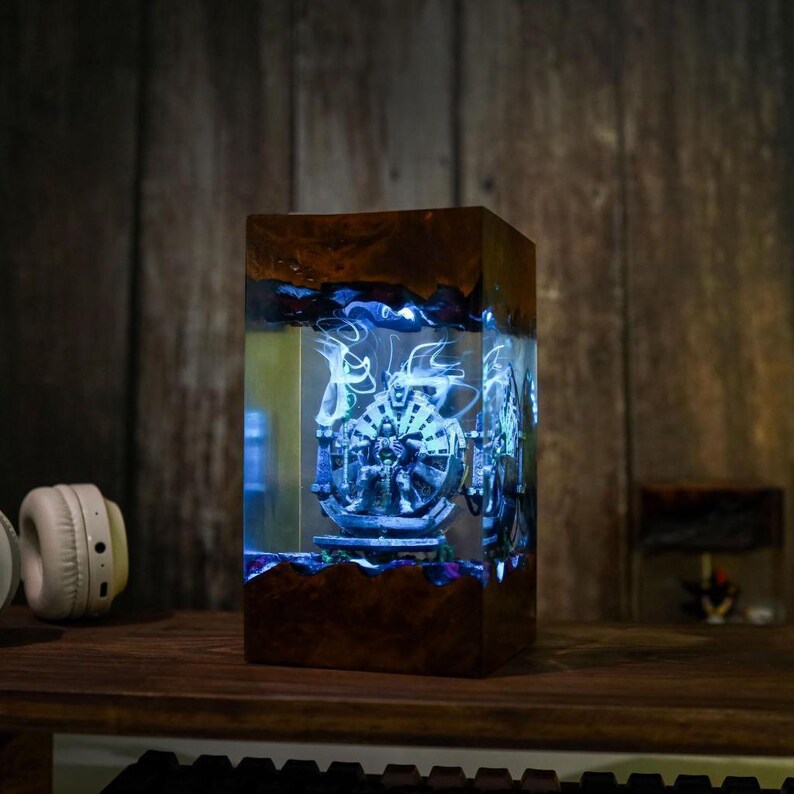 Warhammer Trazyn Night Light, Warhammer 40k Resin Art Lamp, Gaming Room ...