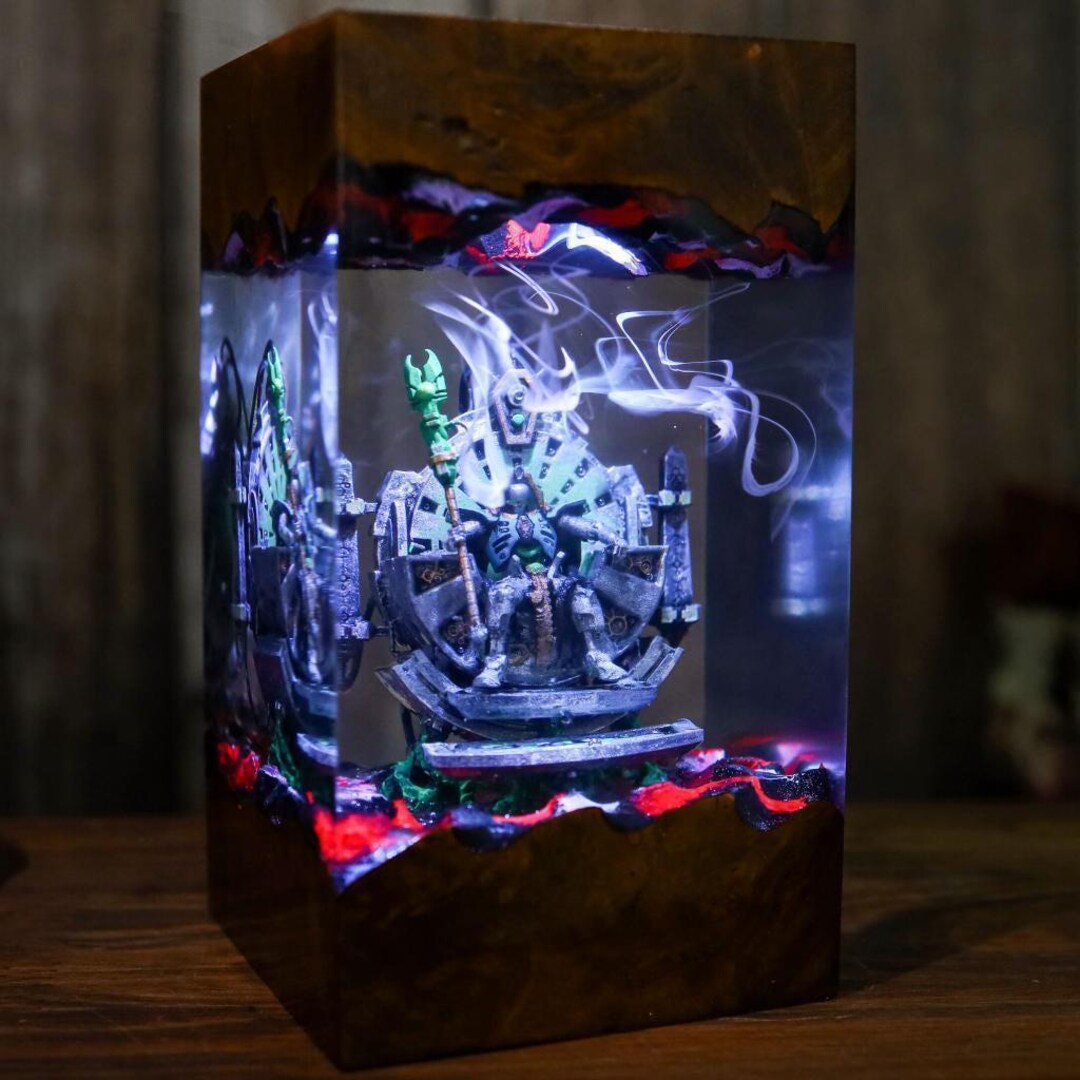 Warhammer Trazyn Night Light, Warhammer 40k Resin Art Lamp, Gaming Room ...