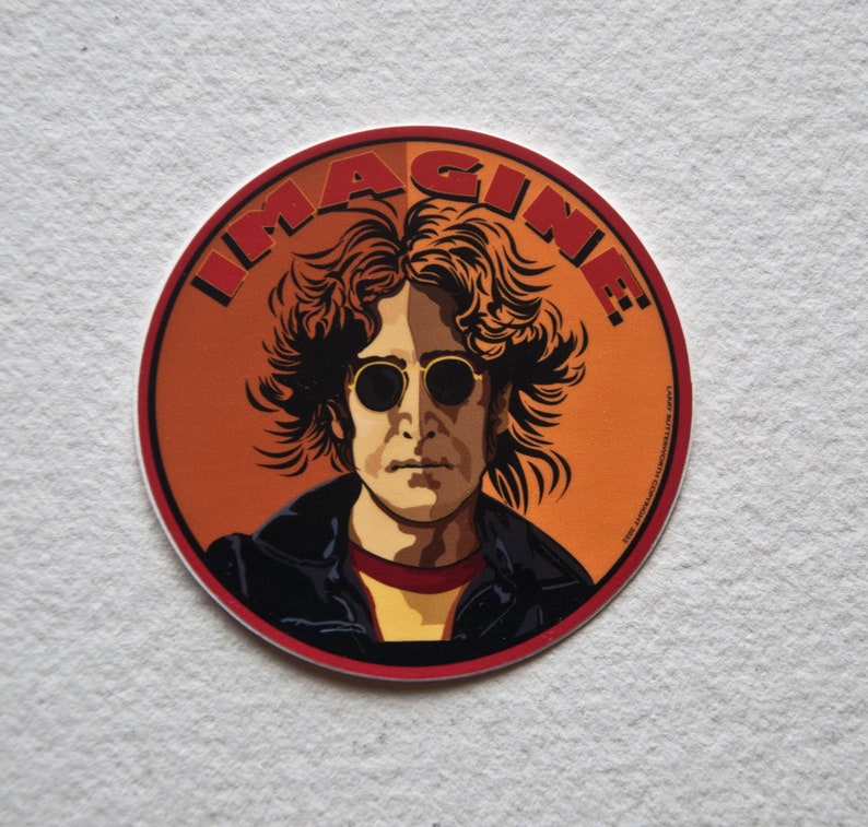JOHN LENNON Decal Beatles Music Decal-beatlemania Fab Four Decal-rock ...