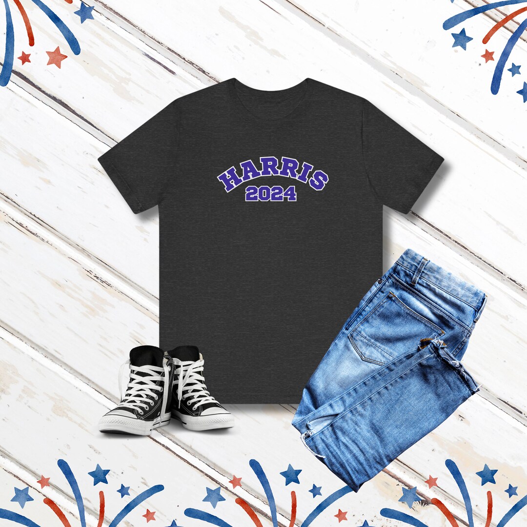 Harris 24 T-shirt, Kamala Harris Tee, 2024 Election Shirts, Democratic ...