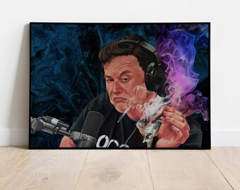 Elon Musk Poster - Etsy