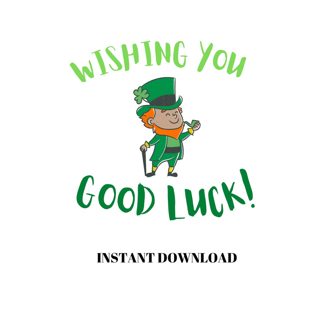 St. Patrick's Day PNG, Good Luck PNG, Happy St. Patrick's Day - Etsy