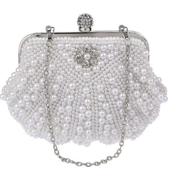 Pearl Clutch - Etsy