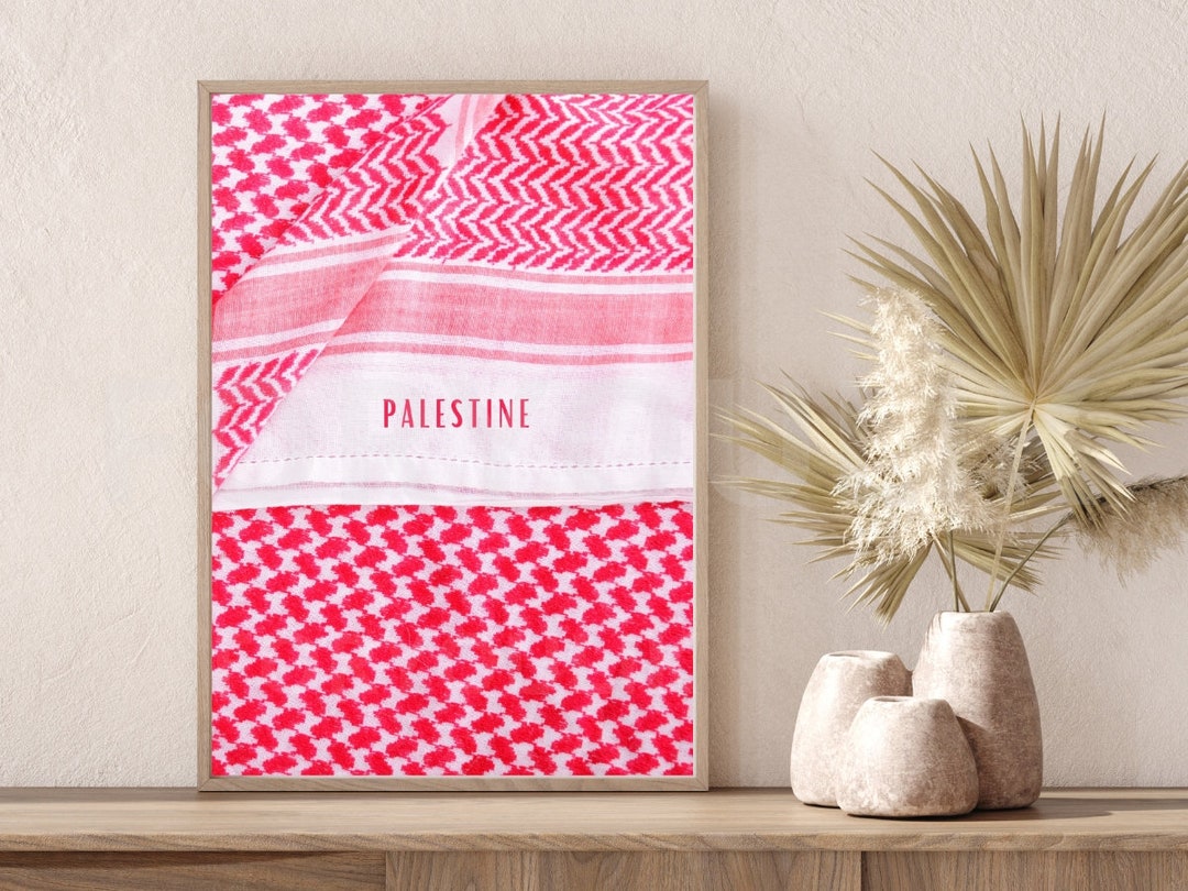 Poster Poster Palestine Palestinian Kufiya, Palestinian Poster, Arabic ...