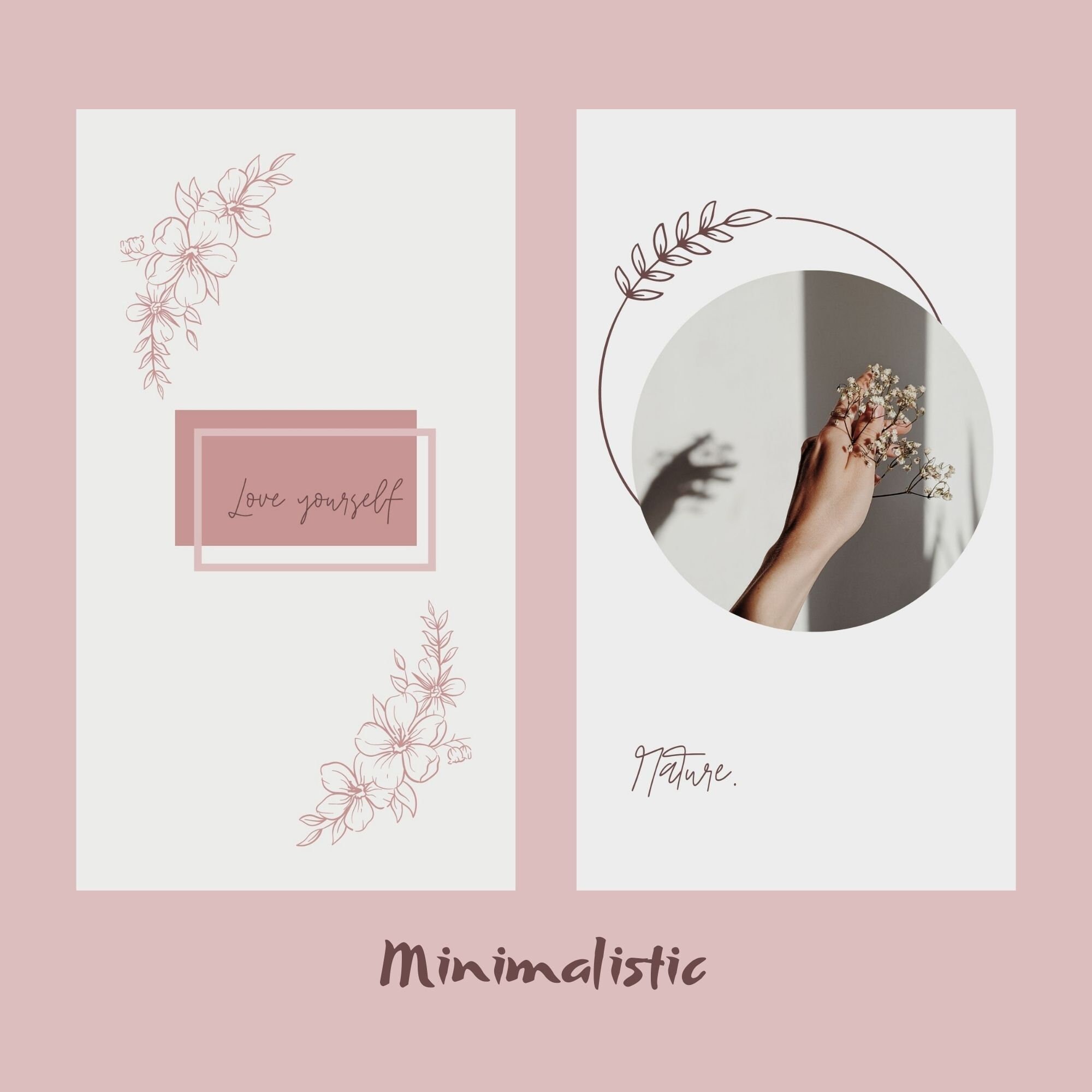 10 Insta Story Templates, Minimalistic Graphics for Instagram Stories ...