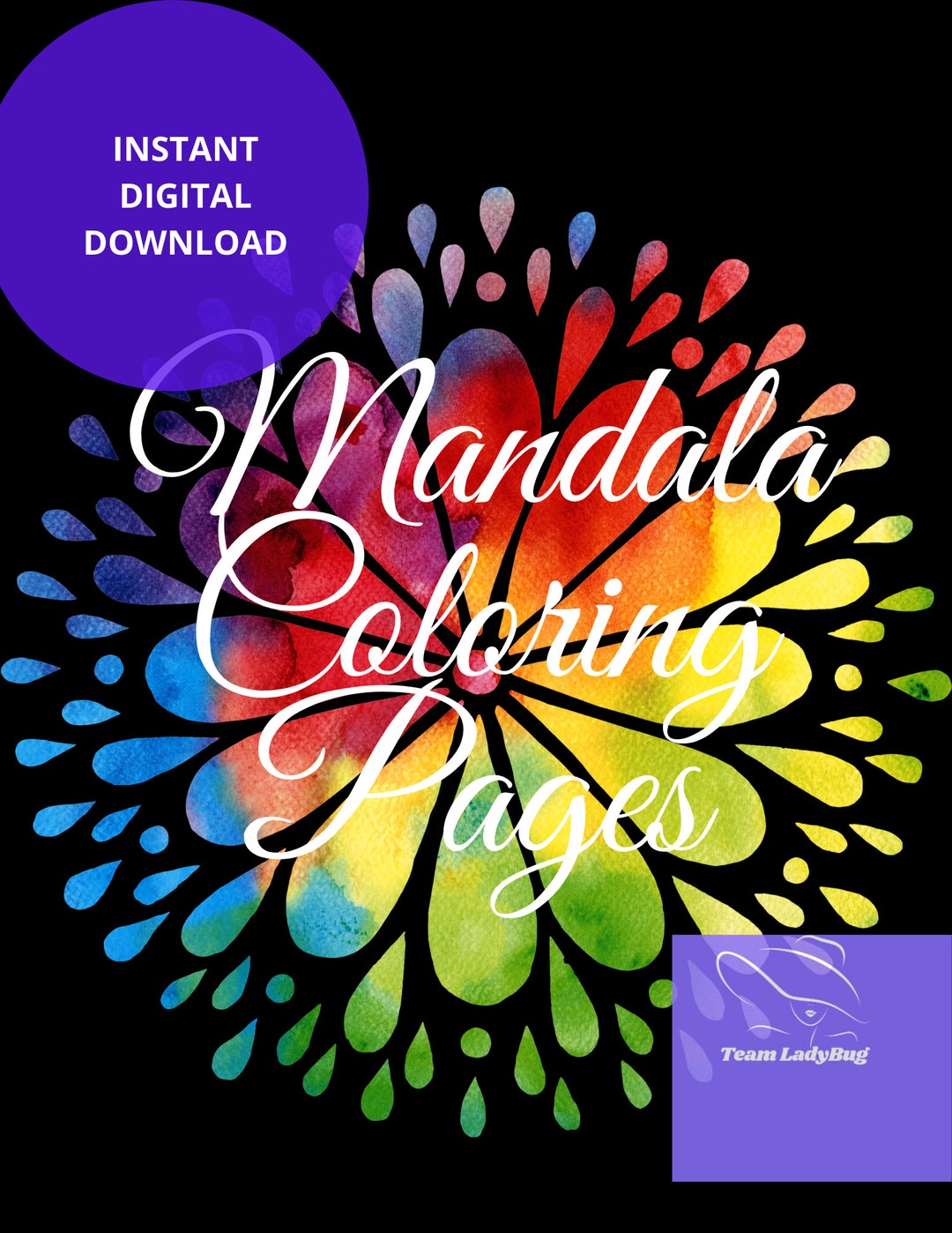 Mandala Coloring Pages, 11 Printable Coloring Pages - Etsy