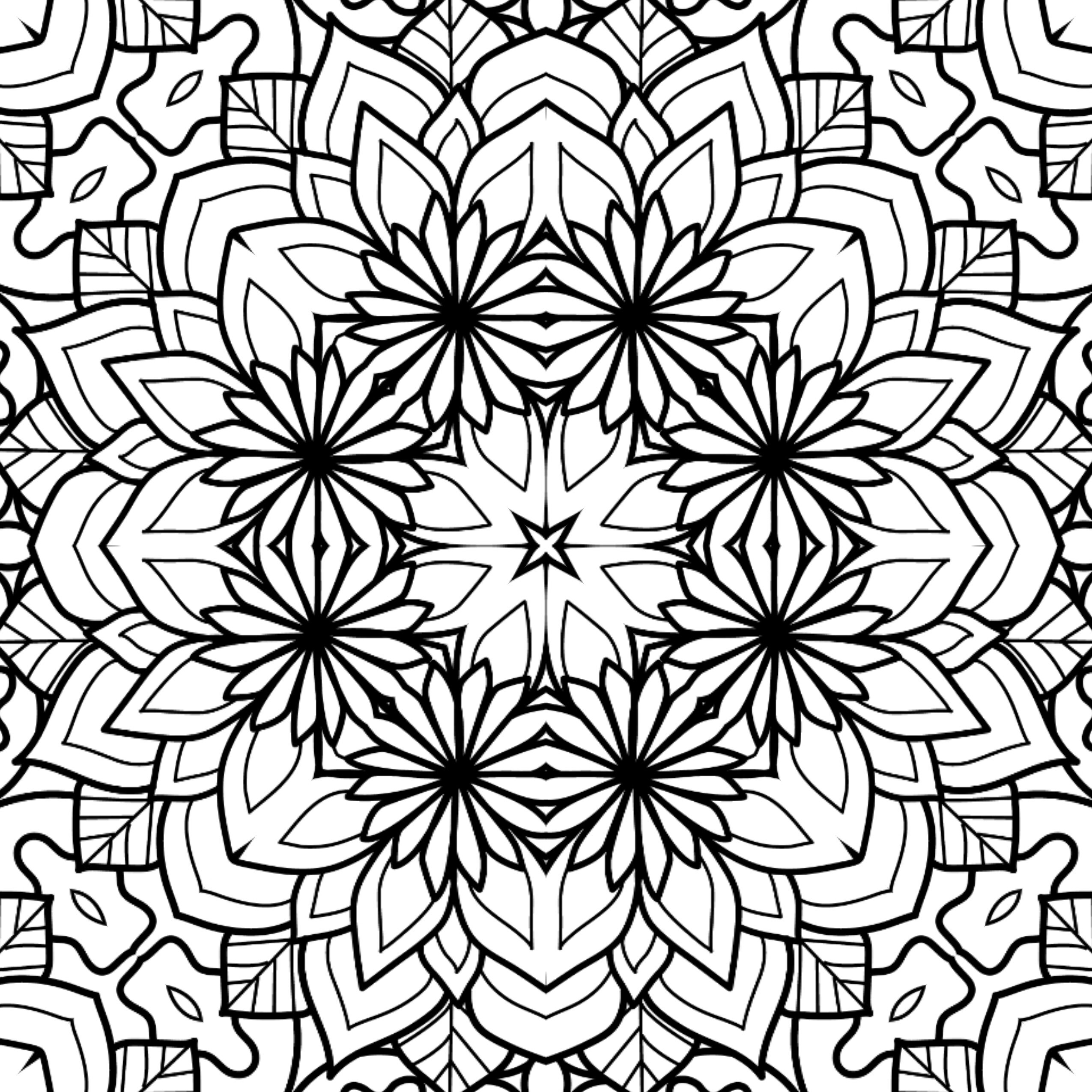 Mandala Coloring Pages, 10 Unique Printable Coloring Pages - Etsy