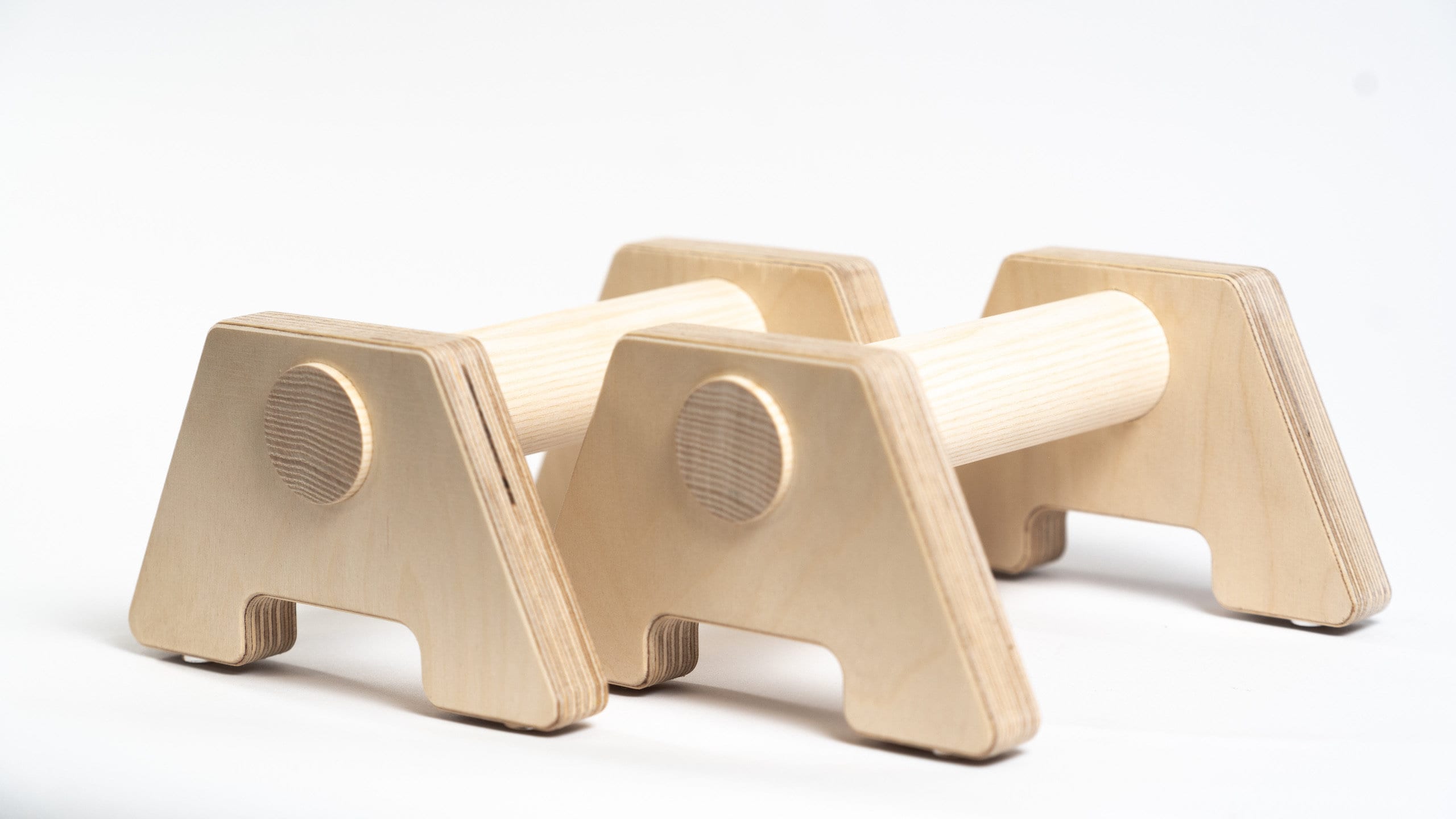 Parallettes Wood Push-up Handles Gymnastics Handstand Handles Parallel ...