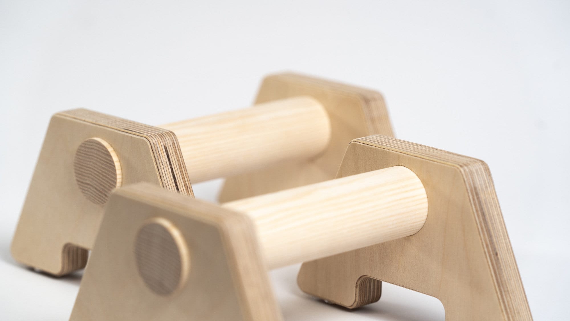 Parallettes Wood Push-up Handles Gymnastics Handstand Handles Parallel ...