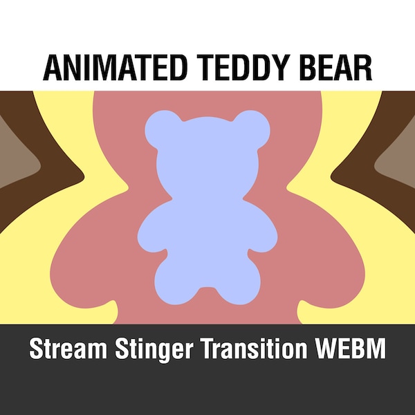 Twitch Stinger Bear - Etsy