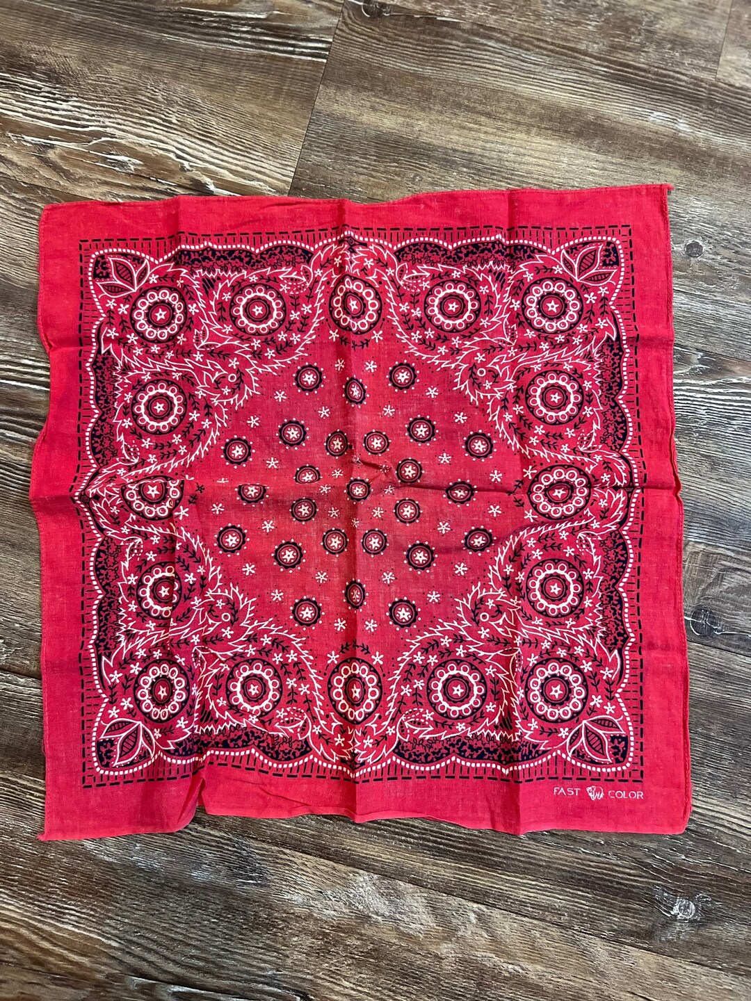 Red Trunk Down Bandana - Etsy
