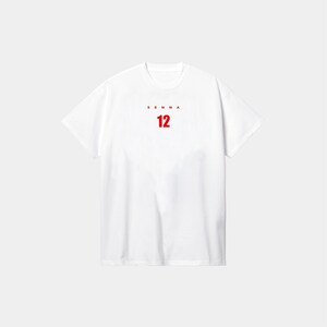 Ayrton Senna 12 Inspired Formula One Icon Retro Style Racing Motorsport ...