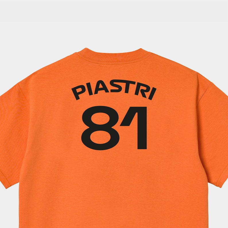 Piastri 81 Formula One 2023-2024 Front & Back Graphic Print - Etsy UK