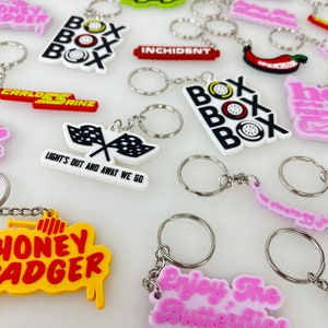 Formula One Keyrings, F1 Keyrings, Christmas Gift, F1 Gift, Sainz ...