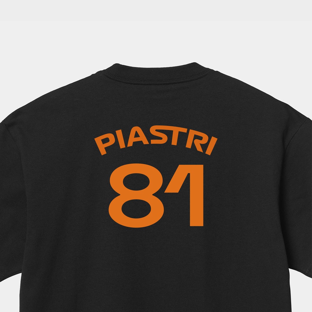 Piastri 81 Formula One 2023-2024 Front & Back Graphic Print T-shirt ...