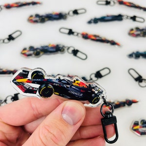 2024 Formula One Car Epoxy Resin Keyrings, F1 Keyrings, F1 Gift ...