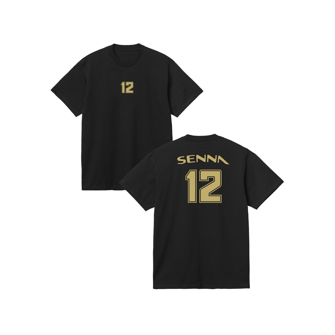 Ayrton Senna 12 Inspired Formula One Icon Retro Style Racing T-shirt ...