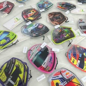 F1 Car Air Freshener, F1 Accessories,, Ricciardo, Leclerc, Sainz Chilli ...