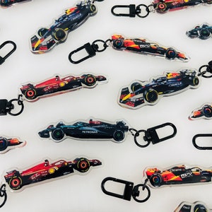 2024 Formula One Car Epoxy Resin Keyrings, F1 Keyrings, F1 Gift ...